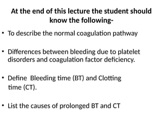 Bleeding Disorders presentation at Bwera regional referral hospital.pptx