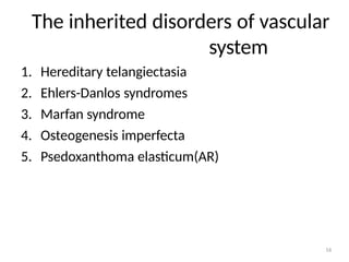 bleeding disorders- classification, vascular abnormalities.pptx