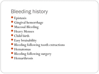 Bleeding and Thrombotic Disorders | PPT