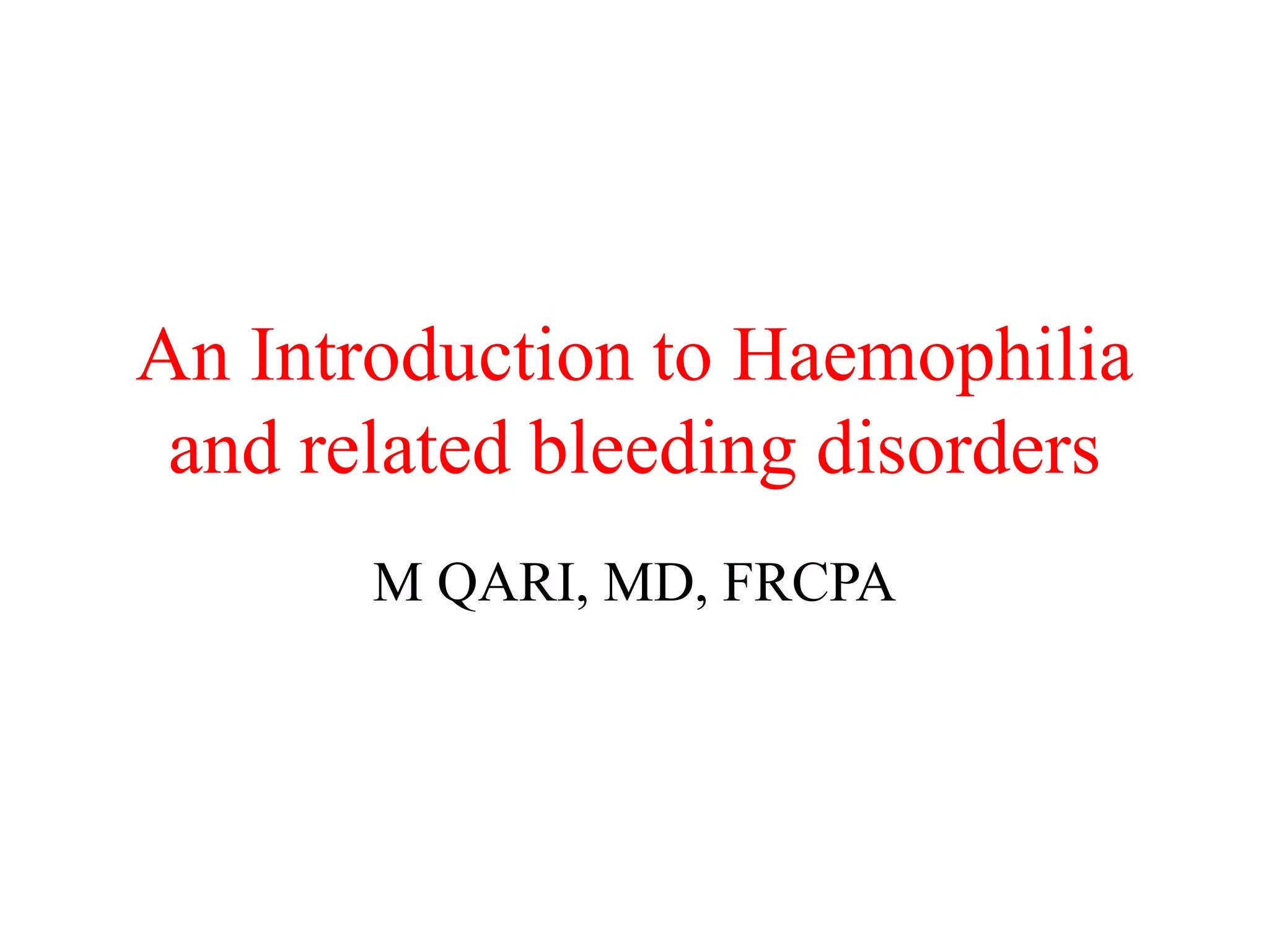 Bleeding Disorders4th 1 Ppt