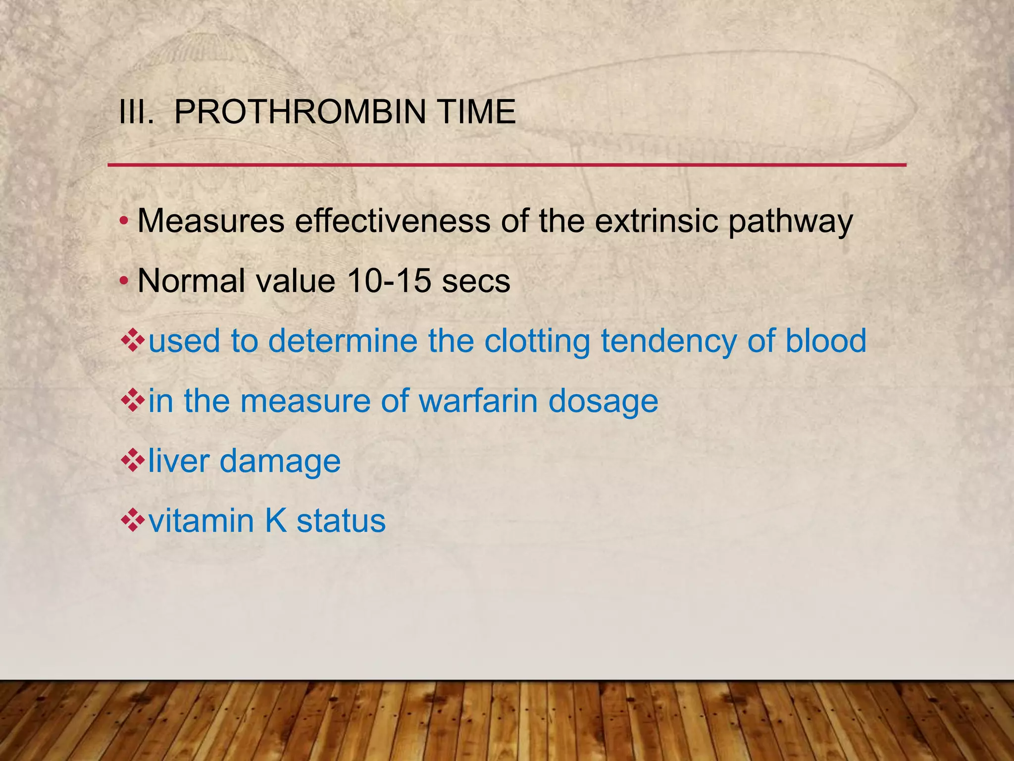 Bleeding disorders and their management | PPTX