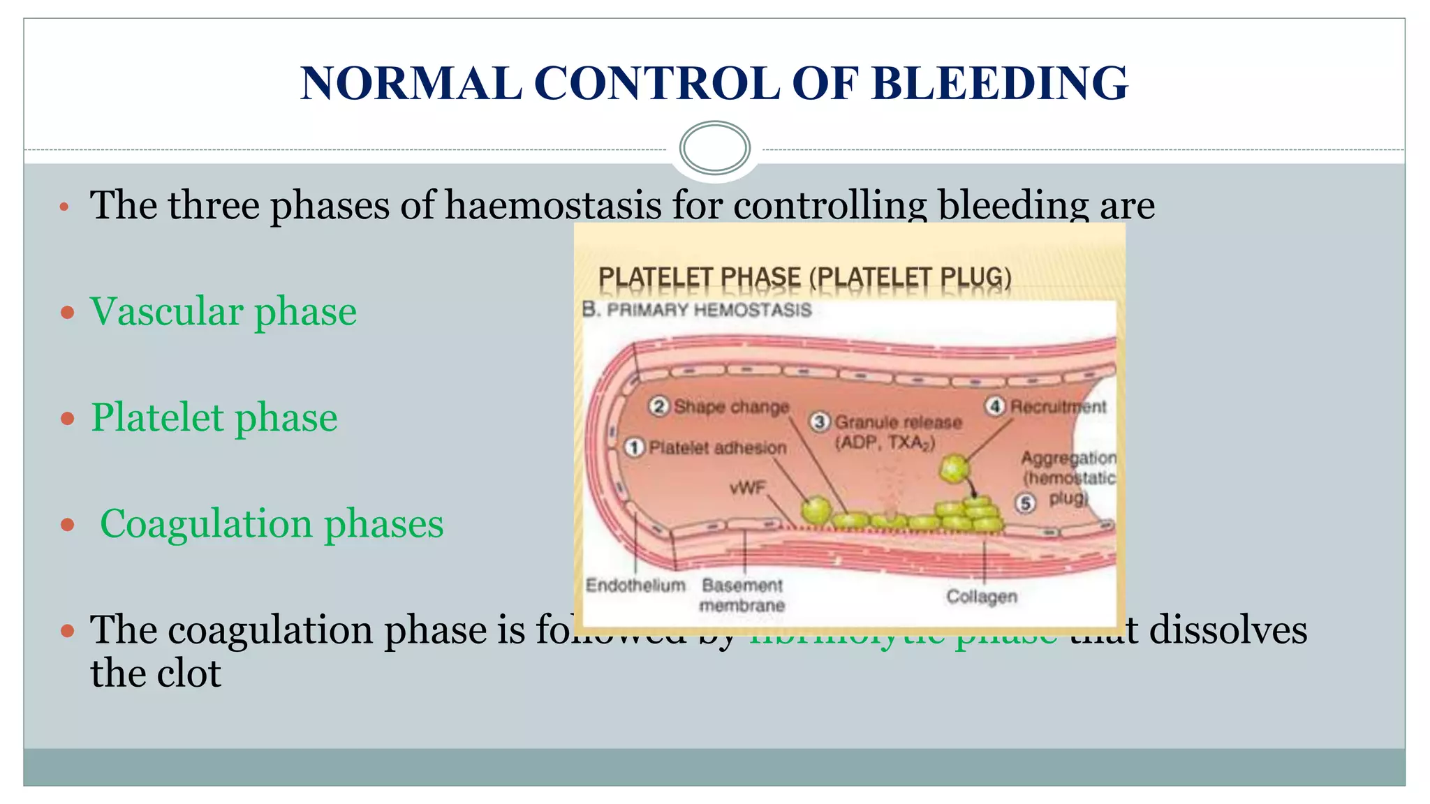 Dental Management of Patients with Bleeding Disorders | PPTX