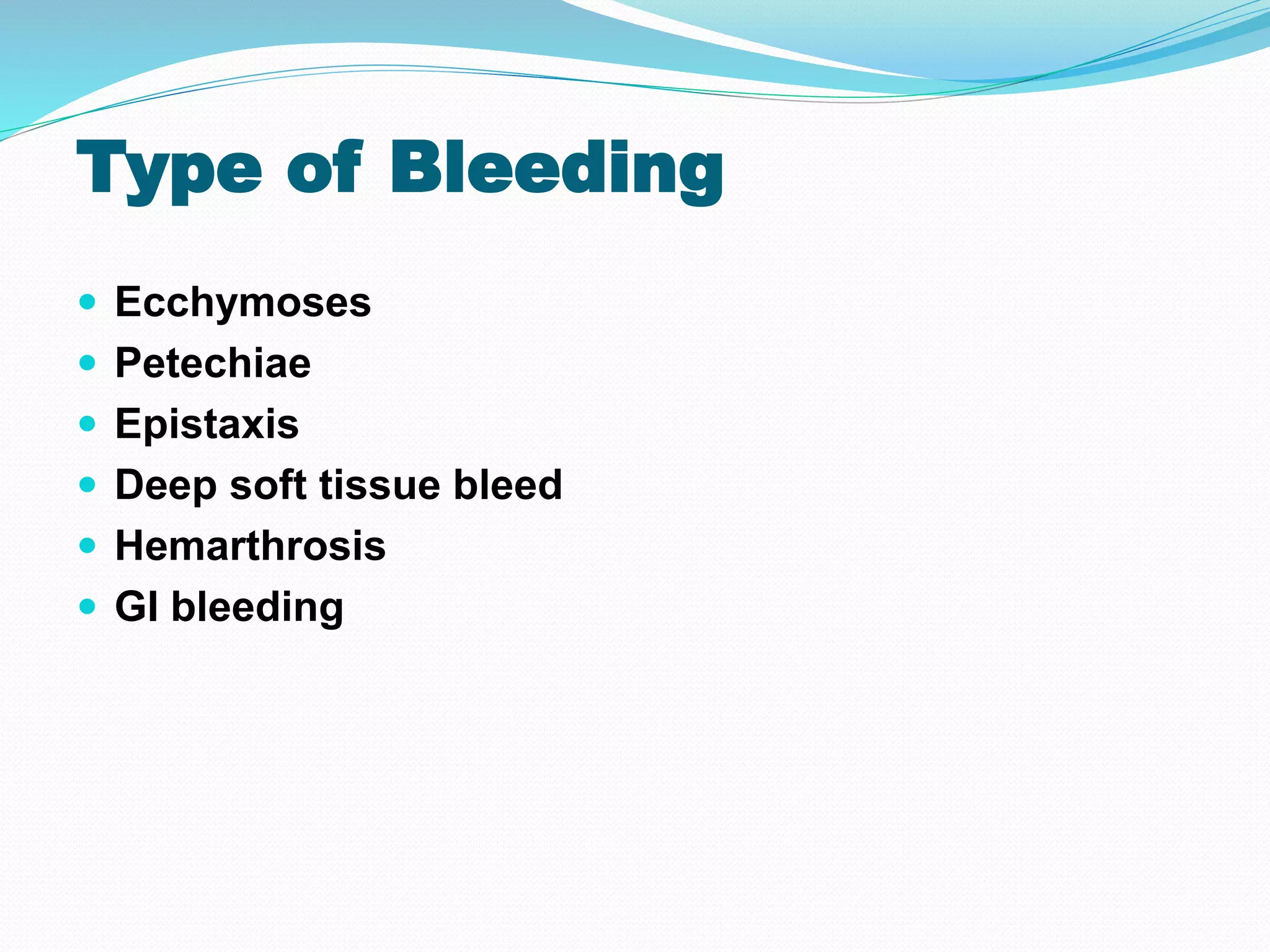Bleeding disorders Pathology Dr. UMME HABIBA | PPTX