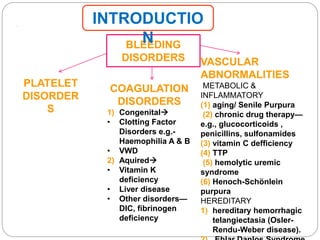 Bleeding disorders in children | PPTX