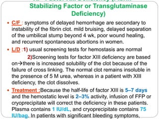 Bleeding disorders in children | PPTX