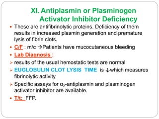 Bleeding disorders in children | PPTX