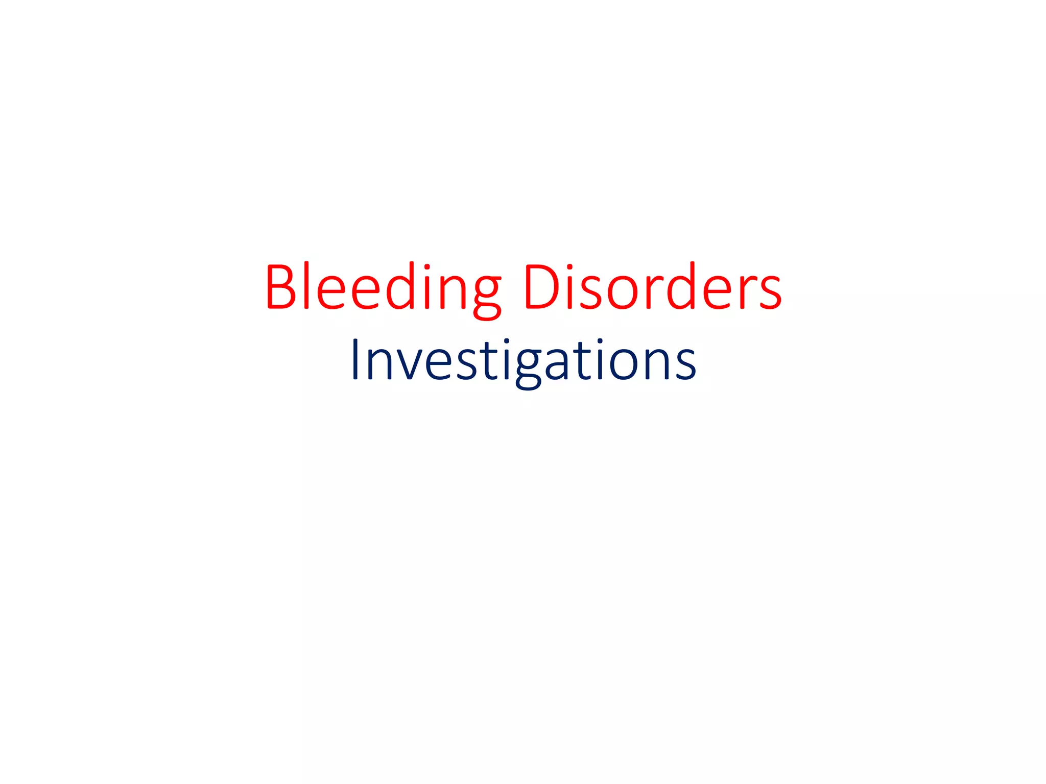 Bleeding disorders in children 2021 | PDF