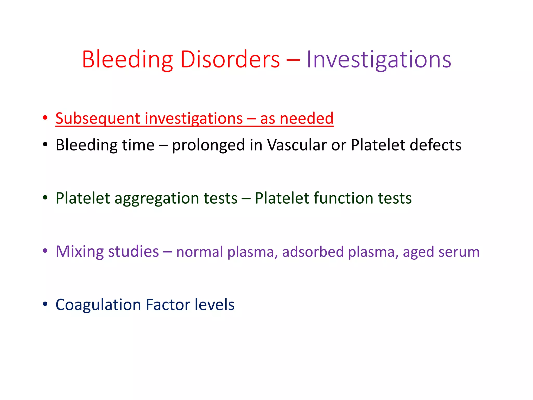 Bleeding disorders in children 2021 | PDF