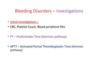 Bleeding disorders in children 2021 | PDF