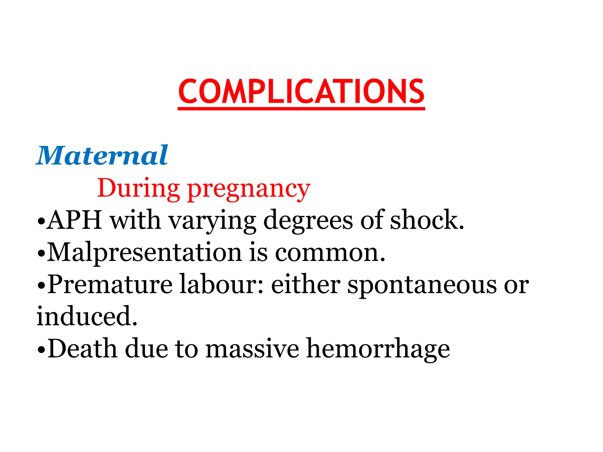 BLEEDING DISORDERS IN LATE PREGNANCY-Renjini.R....pptx
