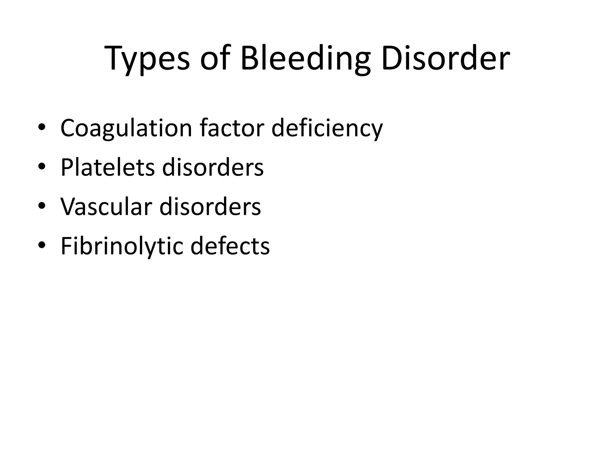 Bleeding Disorders in Primary Dental Care | PDF