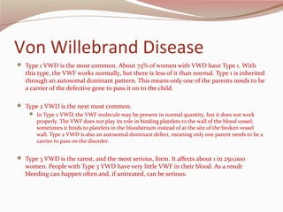 Bleeding disorders in women | PPT