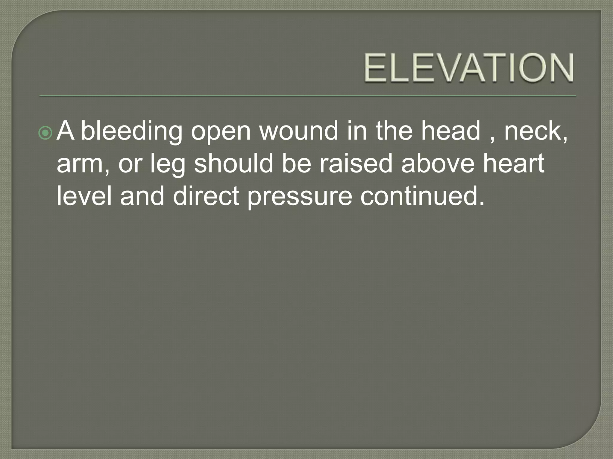 Bleeding first aid | PPTX