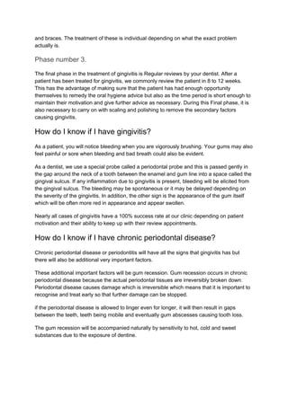 Bleeding Gums Due To Gum Disease | PDF