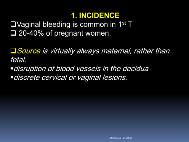 FIRST TRIMESTER BLEEDING | PDF | Pregnancy | Reproductive Health