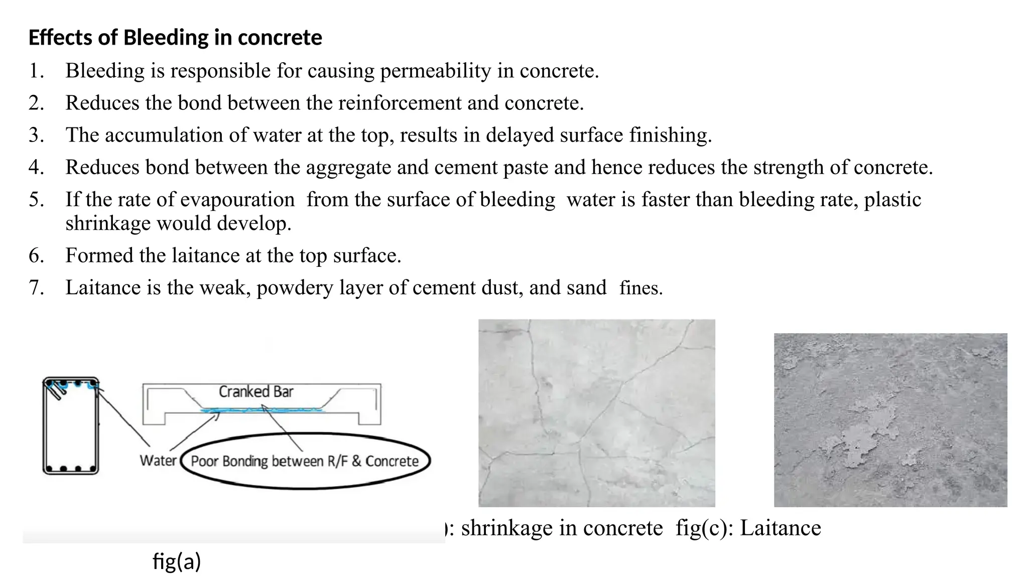 Bleeding in concrete detail explanatation | PPTX