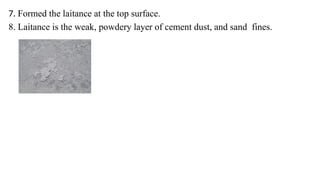 Bleeding in concrete with detatiled explanatation | PPT