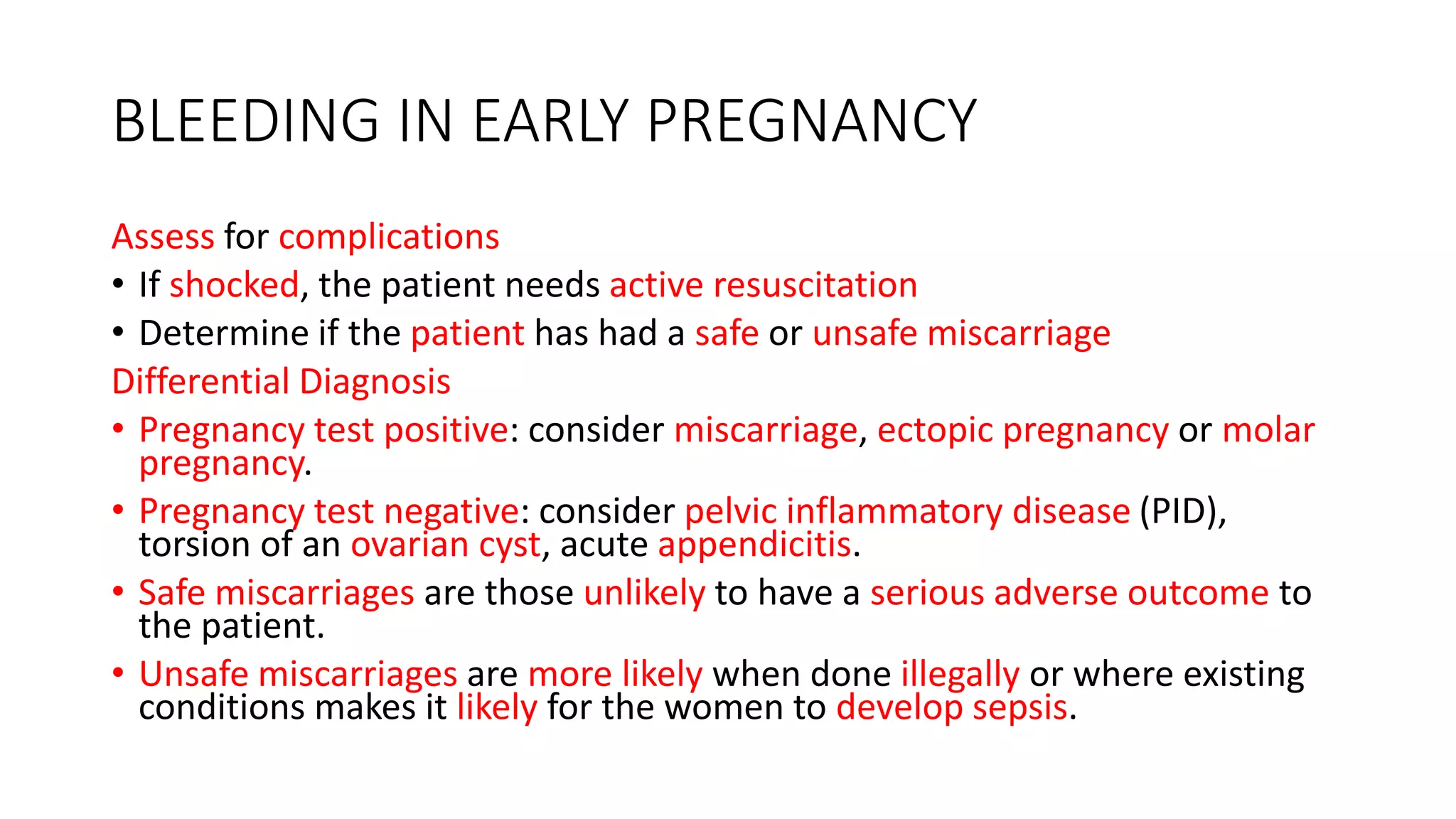 Bleeding in early pregnancy (miscarriage).pptx