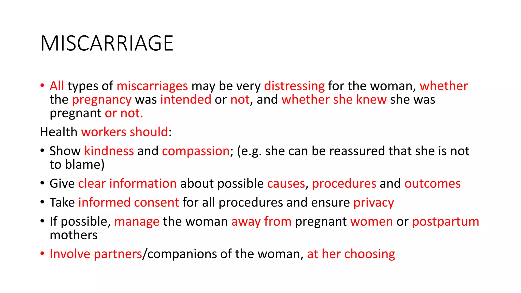 Bleeding in early pregnancy (miscarriage).pptx | Pregnancy ...