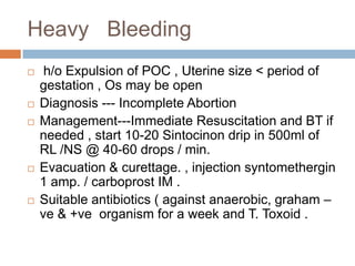 Bleeding in first trimester | PPTX