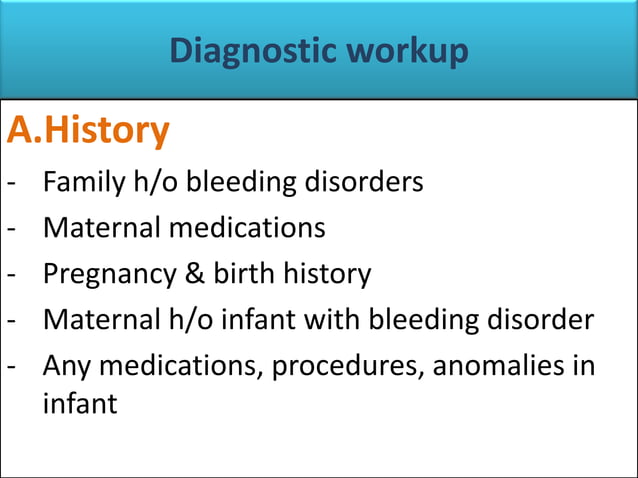 Bleeding neonate | PPTX | Blood Disorders | Diseases and Conditions