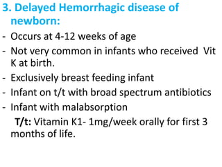 Bleeding neonate | PPTX