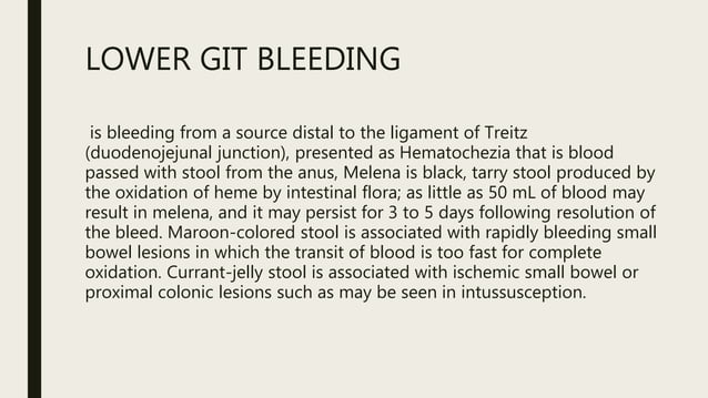 bleeding per -rectum.ppt | Digestive Disorders | Diseases and Conditions
