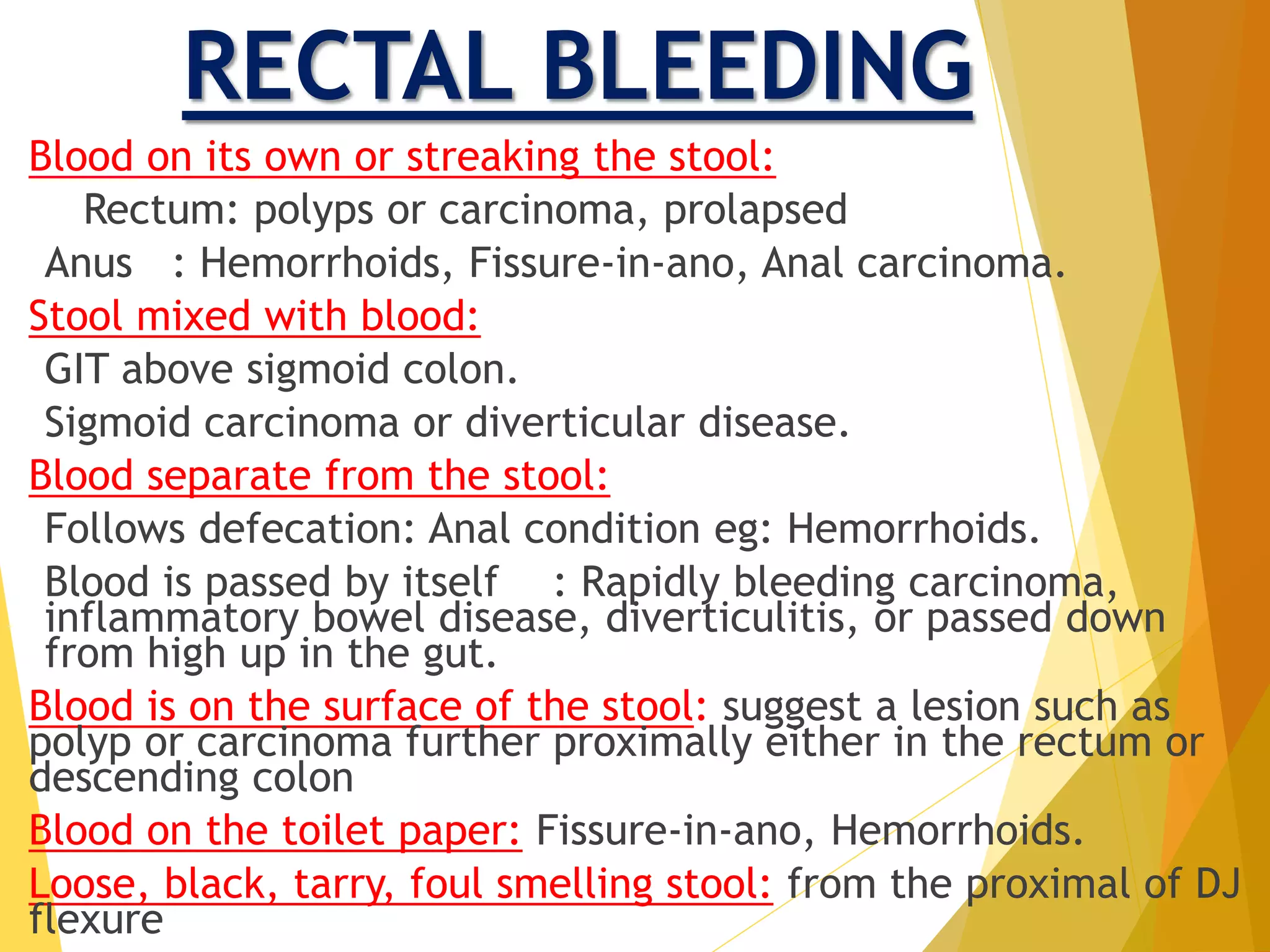 Bleeding per rectum | PPTX