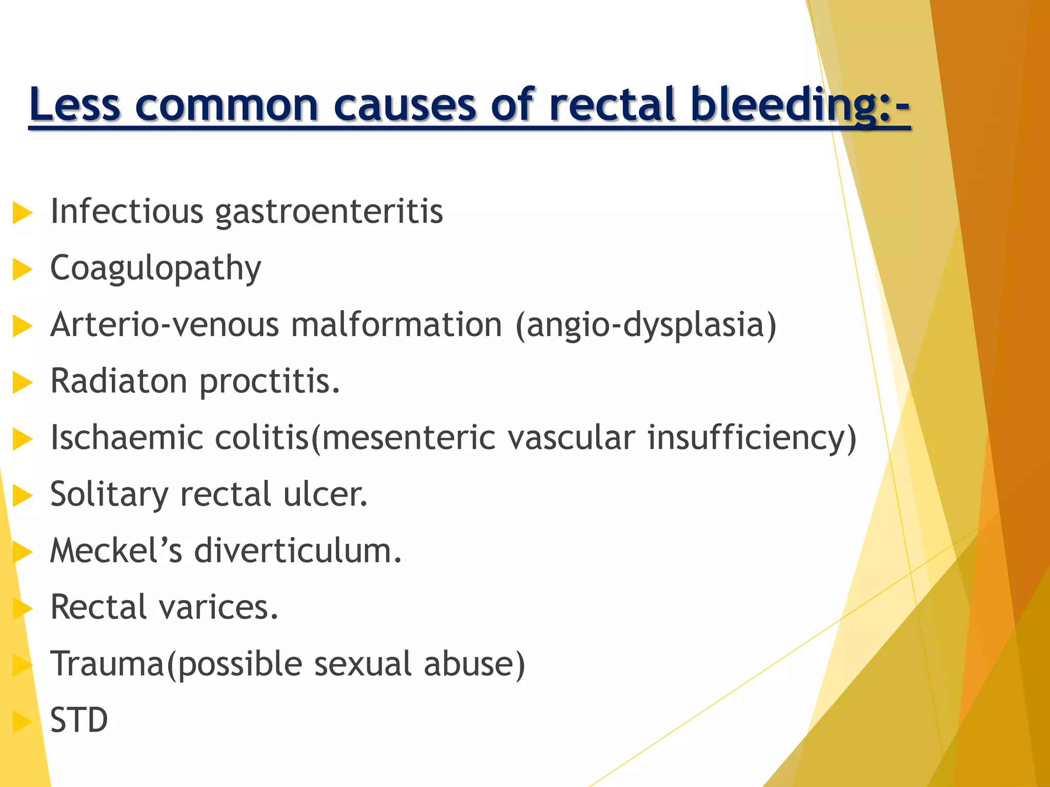 Bleeding per rectum | PPTX