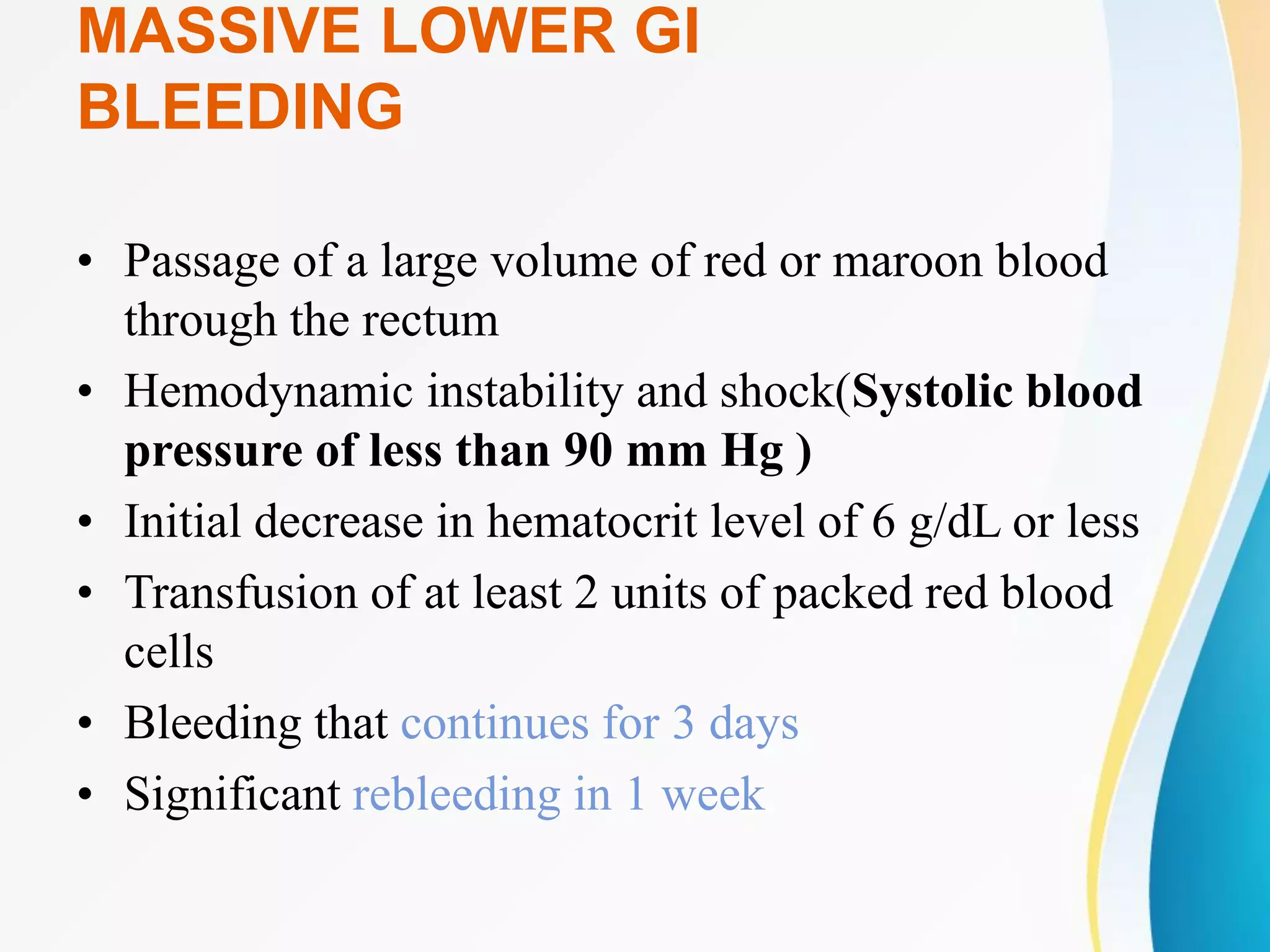 Bleeding per rectum | PDF