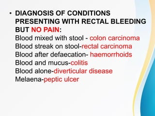 Bleeding per rectum | PDF
