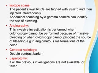 Bleeding per rectum | PDF