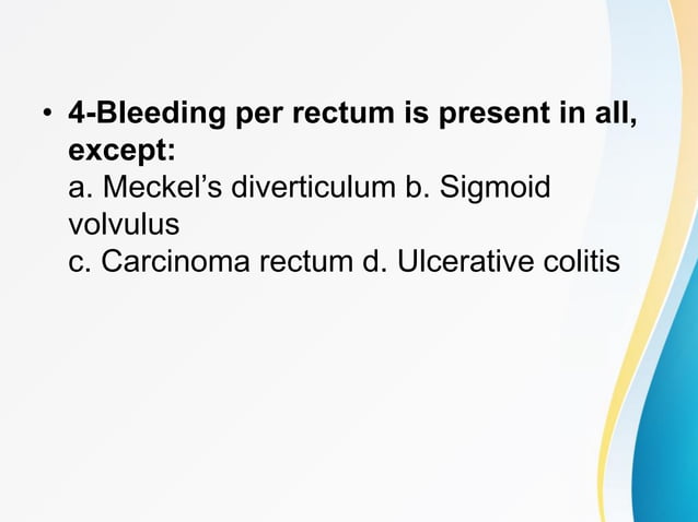 Bleeding per rectum | PDF