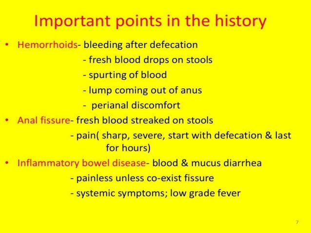 BLEEDING PER RECTUM BASIC MEDICAL KNOWLEDGE & MANAGEMENT.ppt