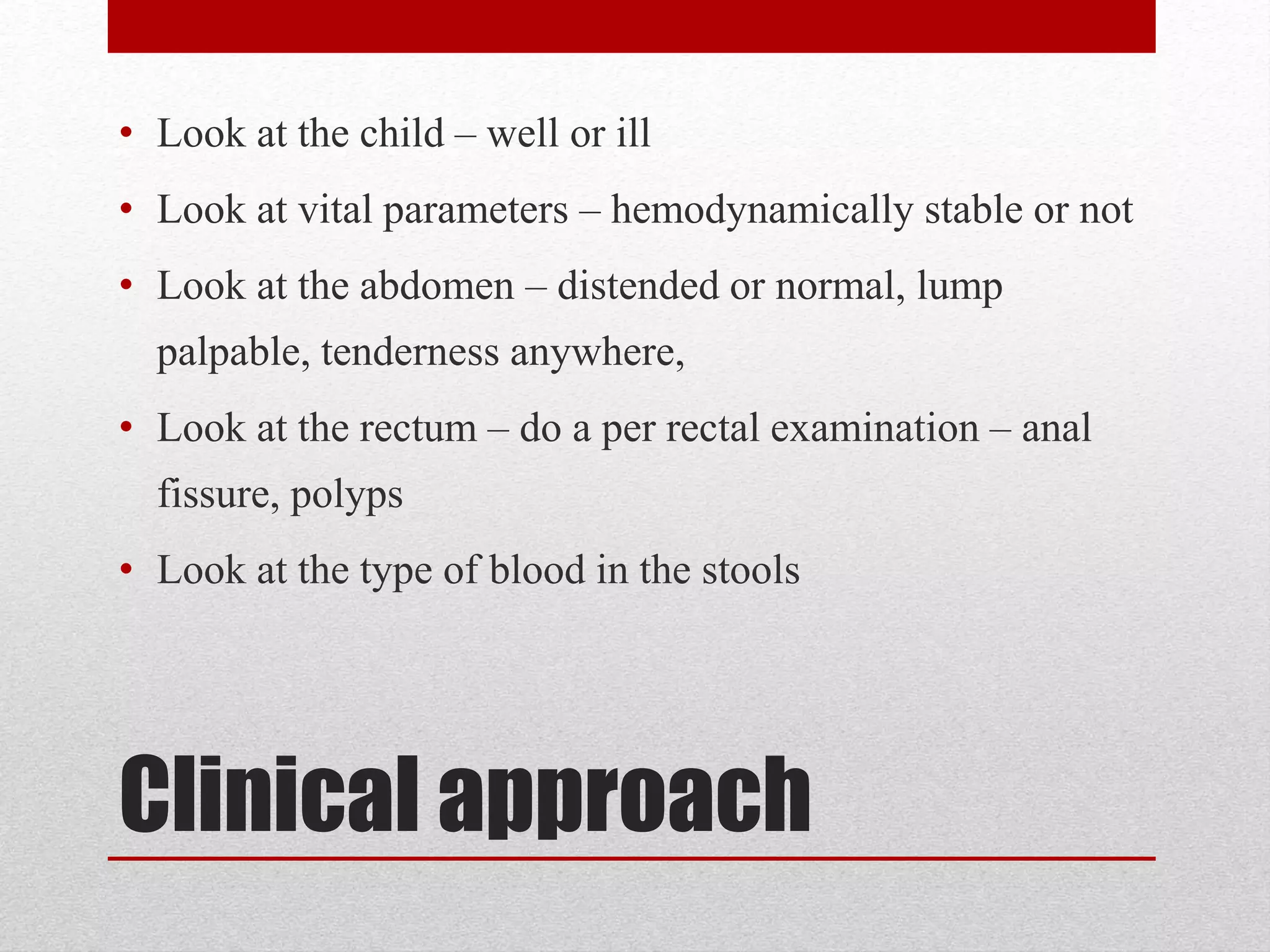 Bleeding Per Rectum In Children | PPTX