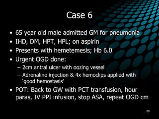 Bleeding Peptic Ulcer Disease - Does Practice Meet Evidence? | PPT