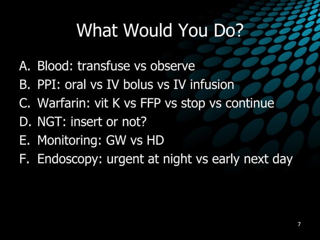 Bleeding Peptic Ulcer Disease - Does Practice Meet Evidence? | PPT