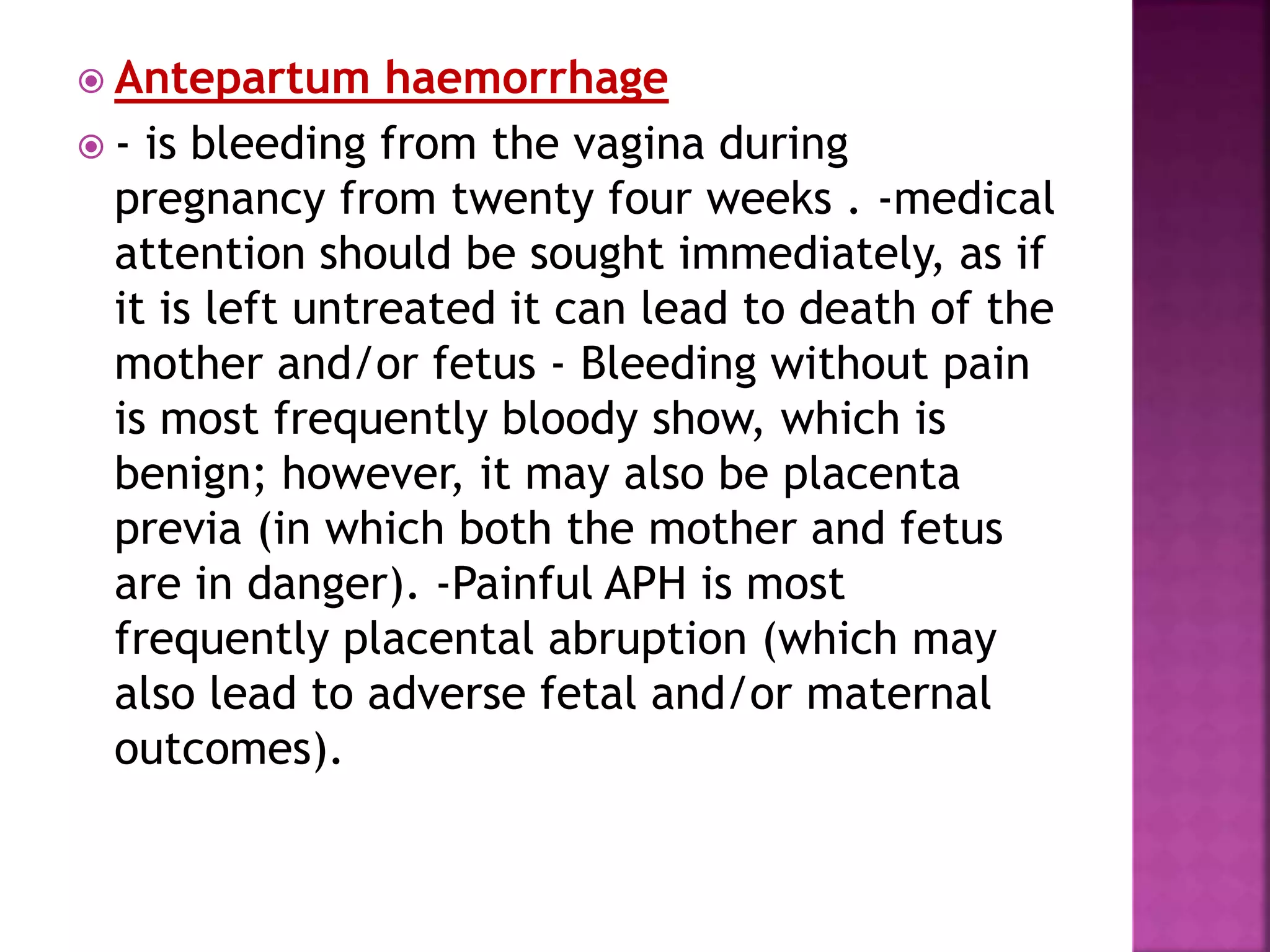 Bleeding pv BY DR TOUSIF SHEIKH | PPTX