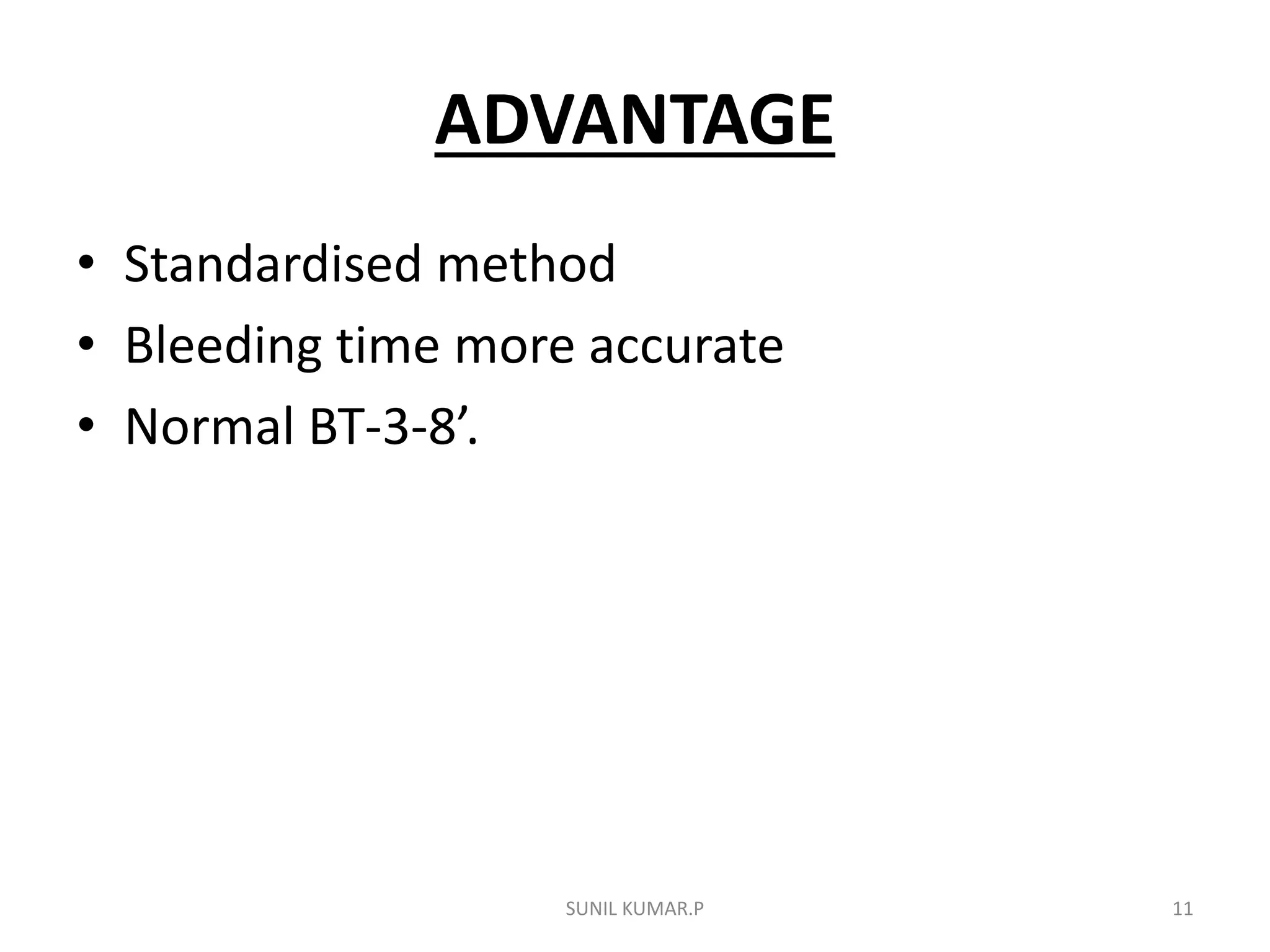 Bleeding time and clotting time | PPTX