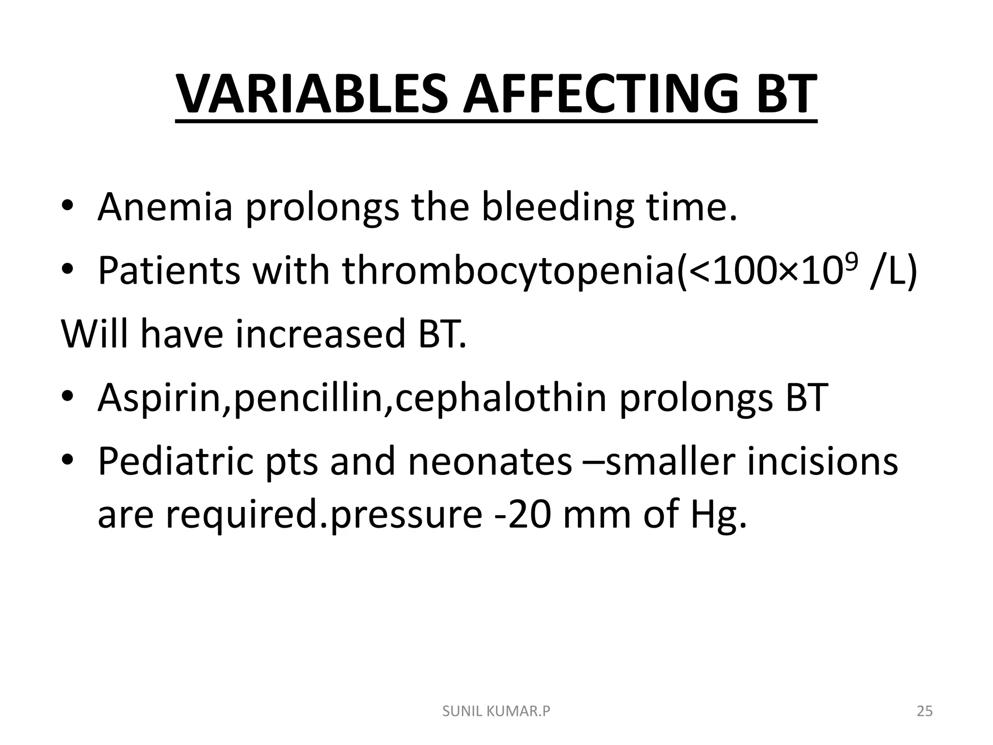 Bleeding time and clotting time | PPTX