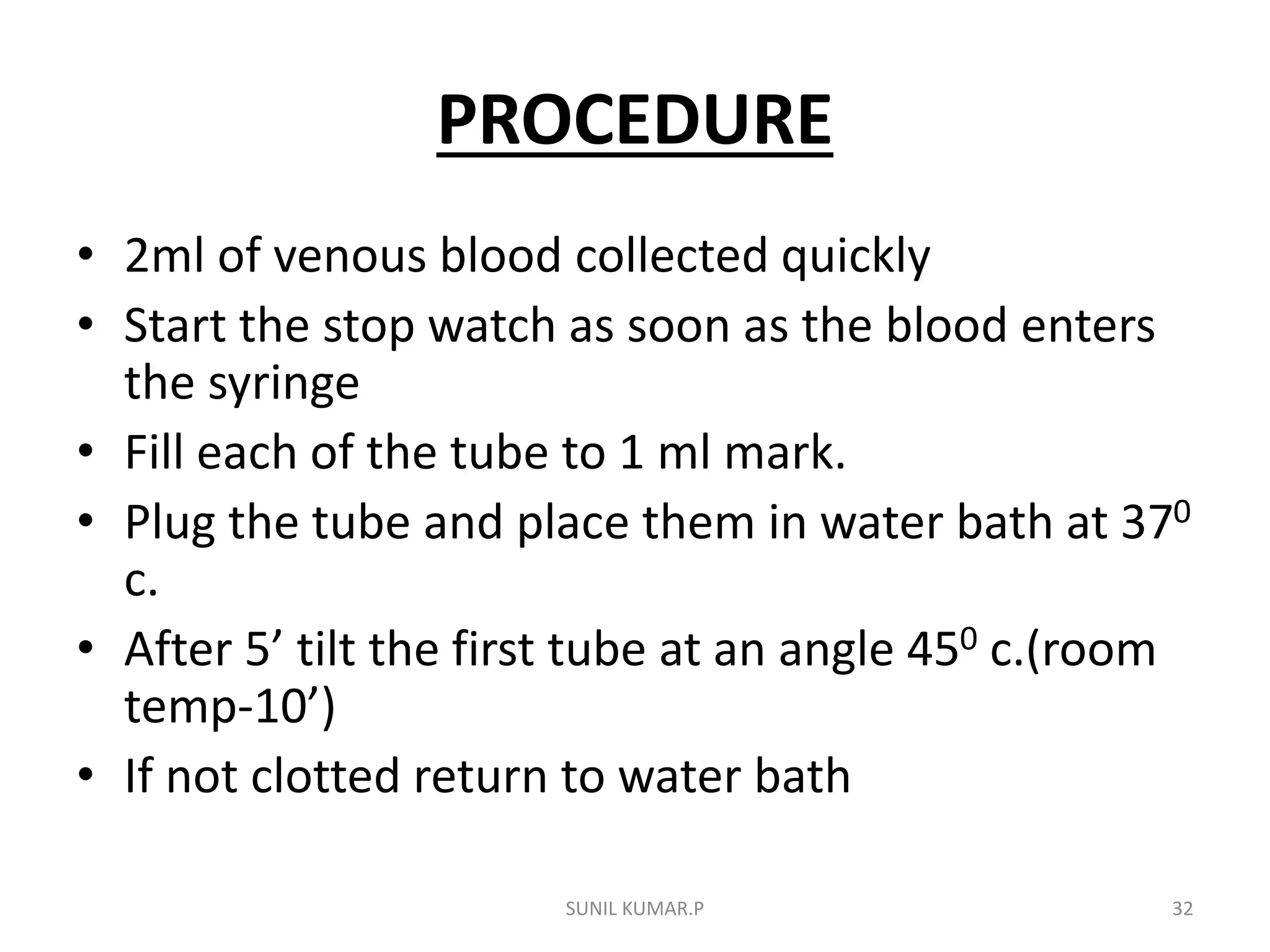 Bleeding time and clotting time | PPTX