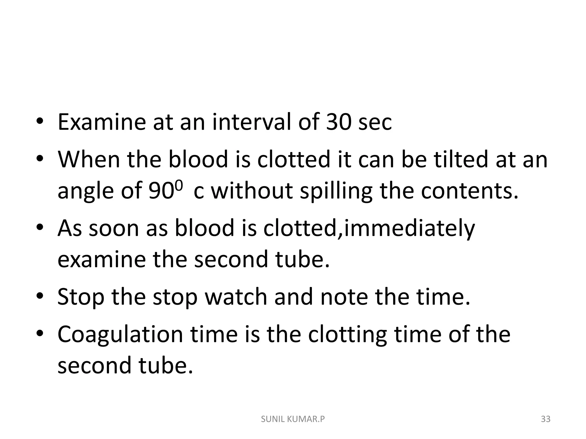 Bleeding time and clotting time | PPTX