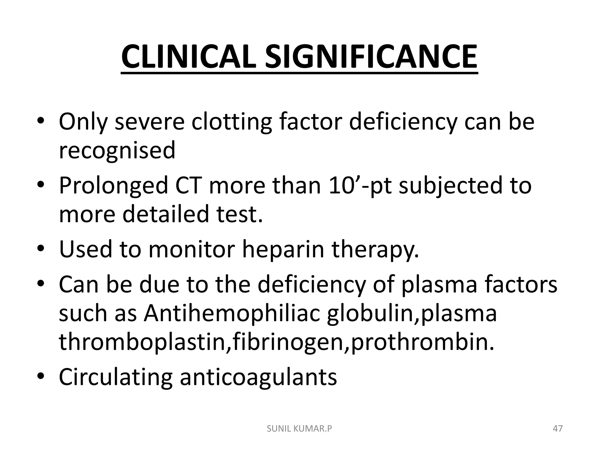 Bleeding time and clotting time | PPTX