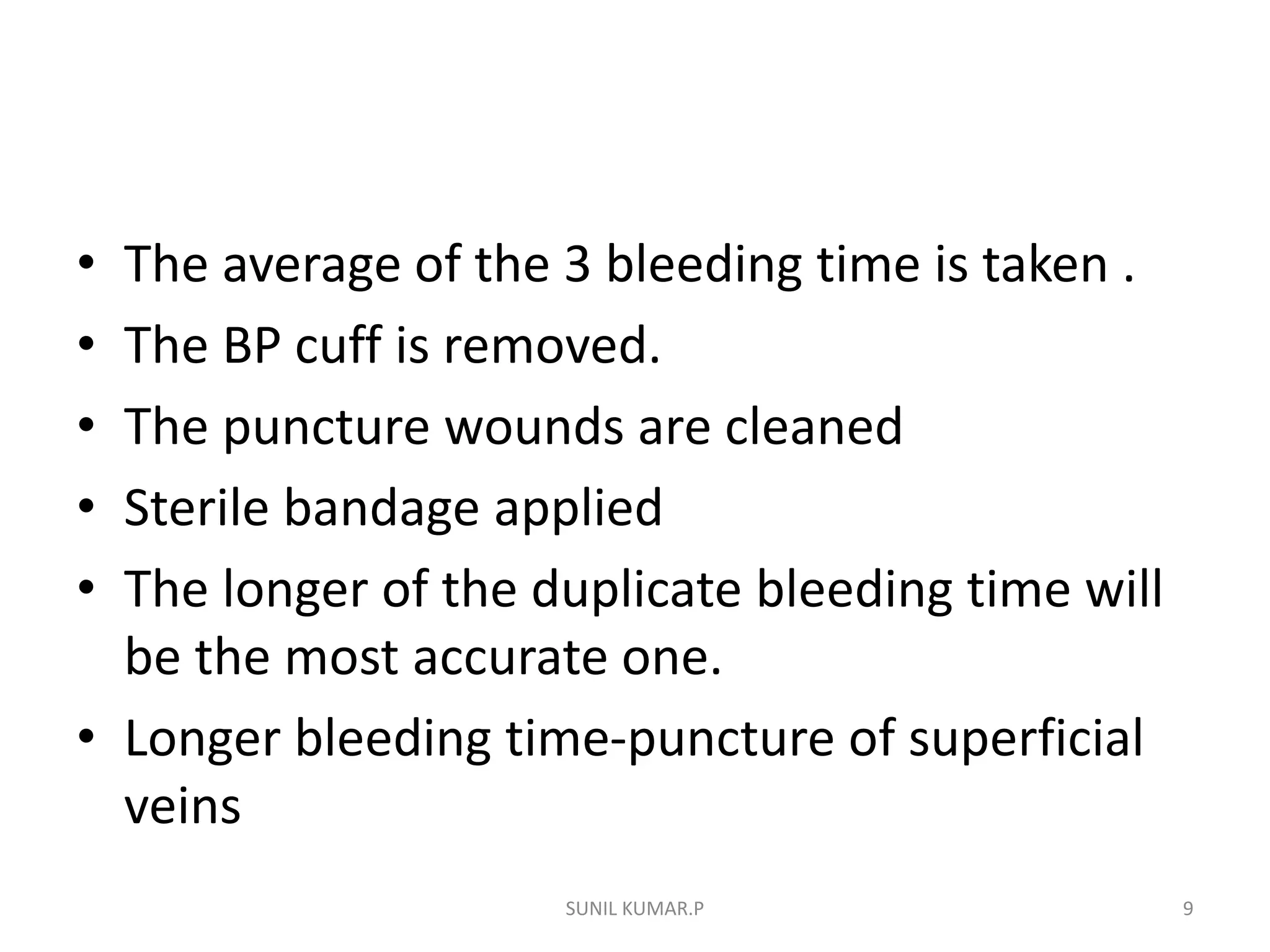 Bleeding time and clotting time | PPTX
