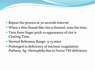 BLEEDING TIME & CLOTTING TIME.pptx