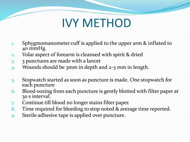 BLEEDING TIME & CLOTTING TIME.pptx | Blood Disorders | Diseases and ...