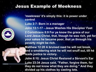 Bleesedness in Meekness | PPT