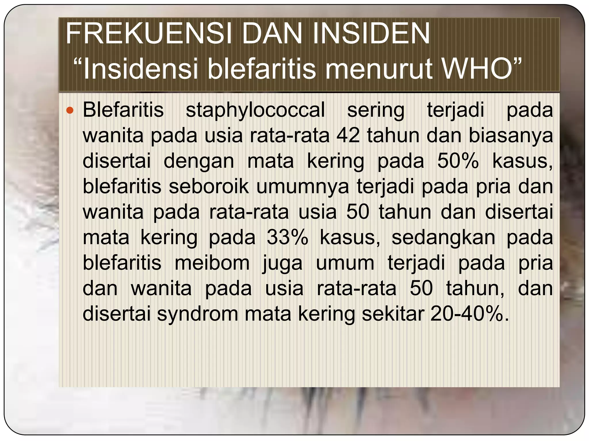 Blefaritis | PPTX