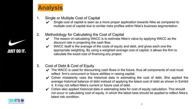 Nike Cost of Capital | PDF | Business Accounting & Finance | Business