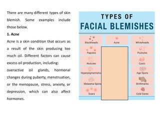 Blemishes: cosmetic related skin problem | PDF